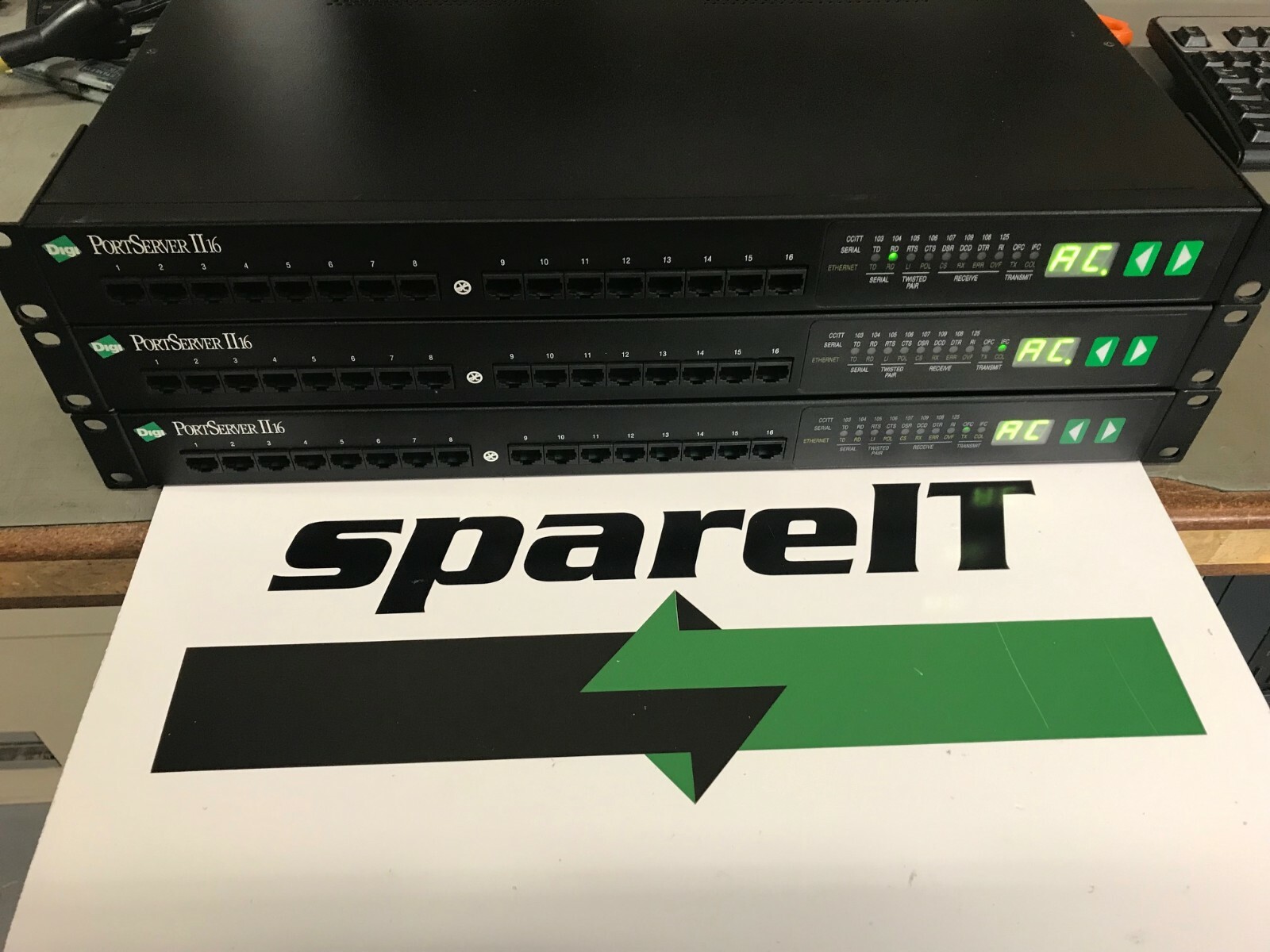 Digi 50000719-01 PortServer II 16 Rack Mountable Ethernet Switch for ...