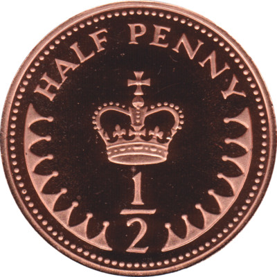 Various Proof 1/2 p Coins Half Penny 1971 - 1982 Choices British Coin ...