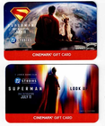 CINEMARK Gift Card - SUPERMAN - 2025 - LOT of 2 -Movies - Collectible ...
