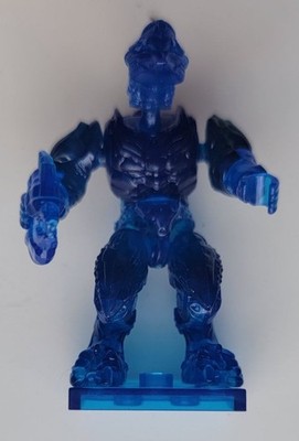 Mega Bloks Halo Series 7 Elite Blue Translucent Minifigure Zealot Ultra ...