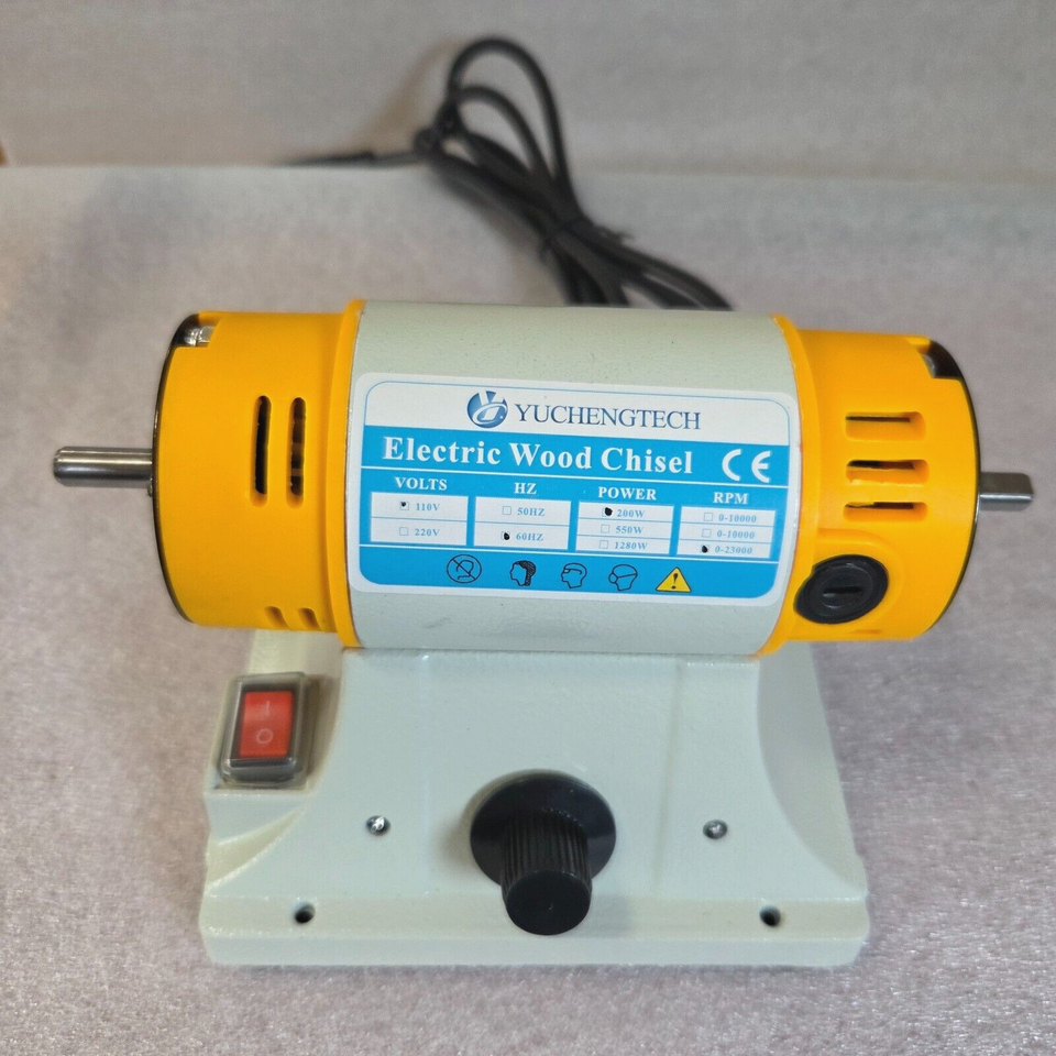 Electric Woodworking Carving Machine Woodcut Power Tool 110V w/ 5 ...