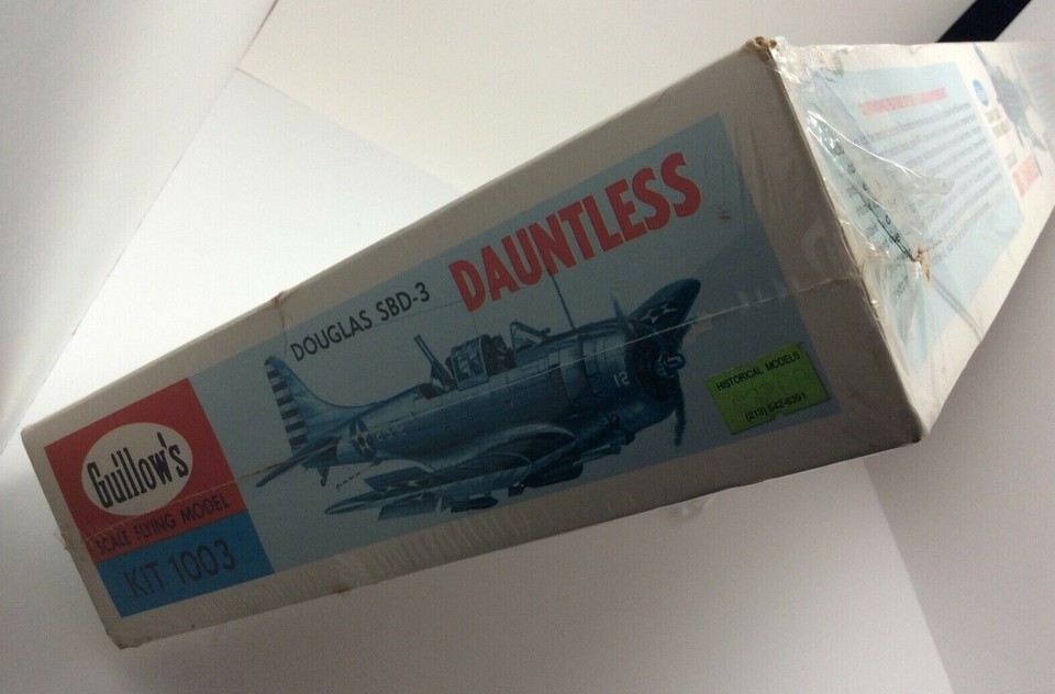 Guillows Douglas SBD-3 Dauntless Kit 1003 Giant Scale WW2 Dive Bomber ...