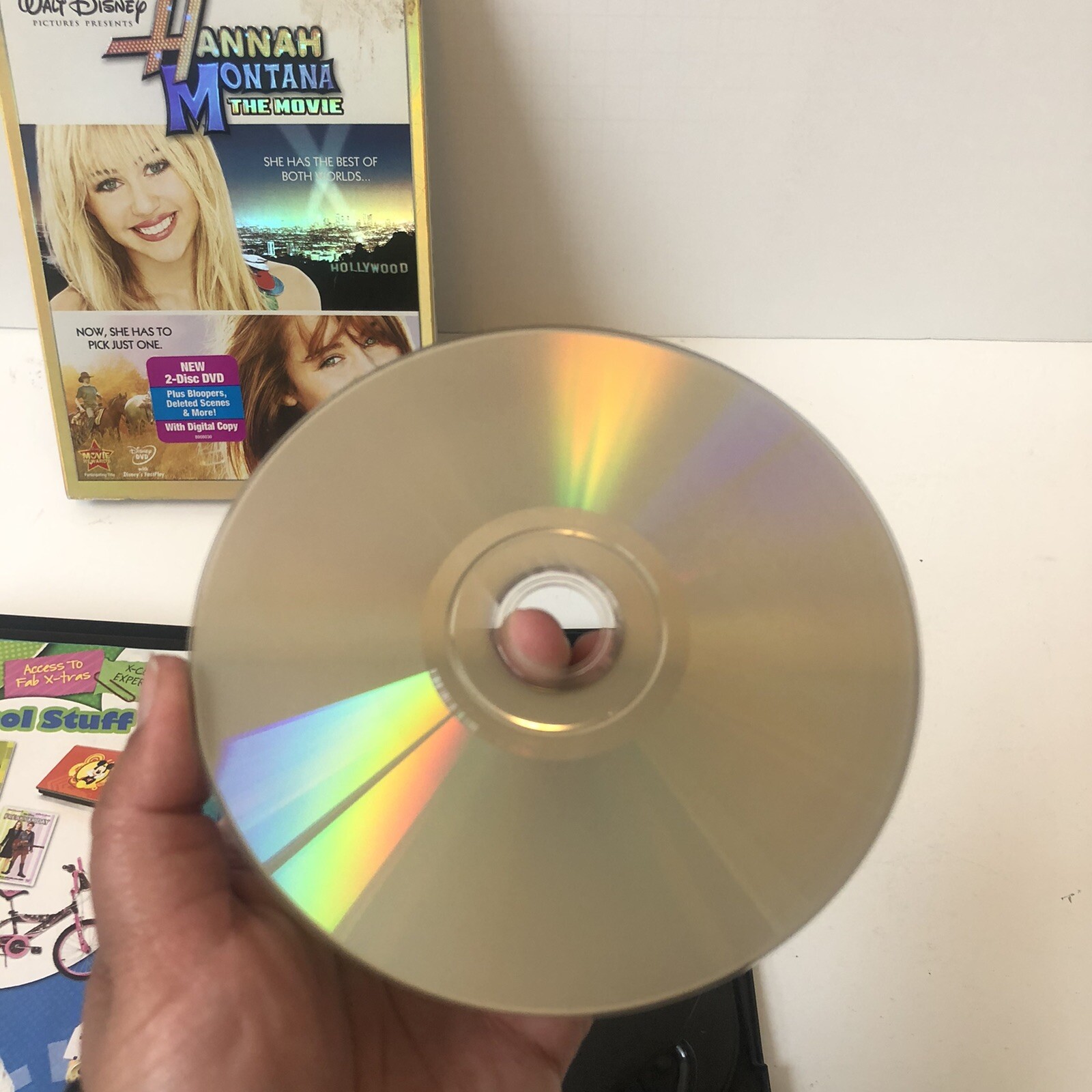 Hannah Montana The Movie DVD (Used) 2-Disc Set with Disneyfile Digital ...