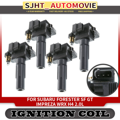 4x Ignition Coil Pack for Subaru Forester Impreza SF SF-GT WRX 2000 ...