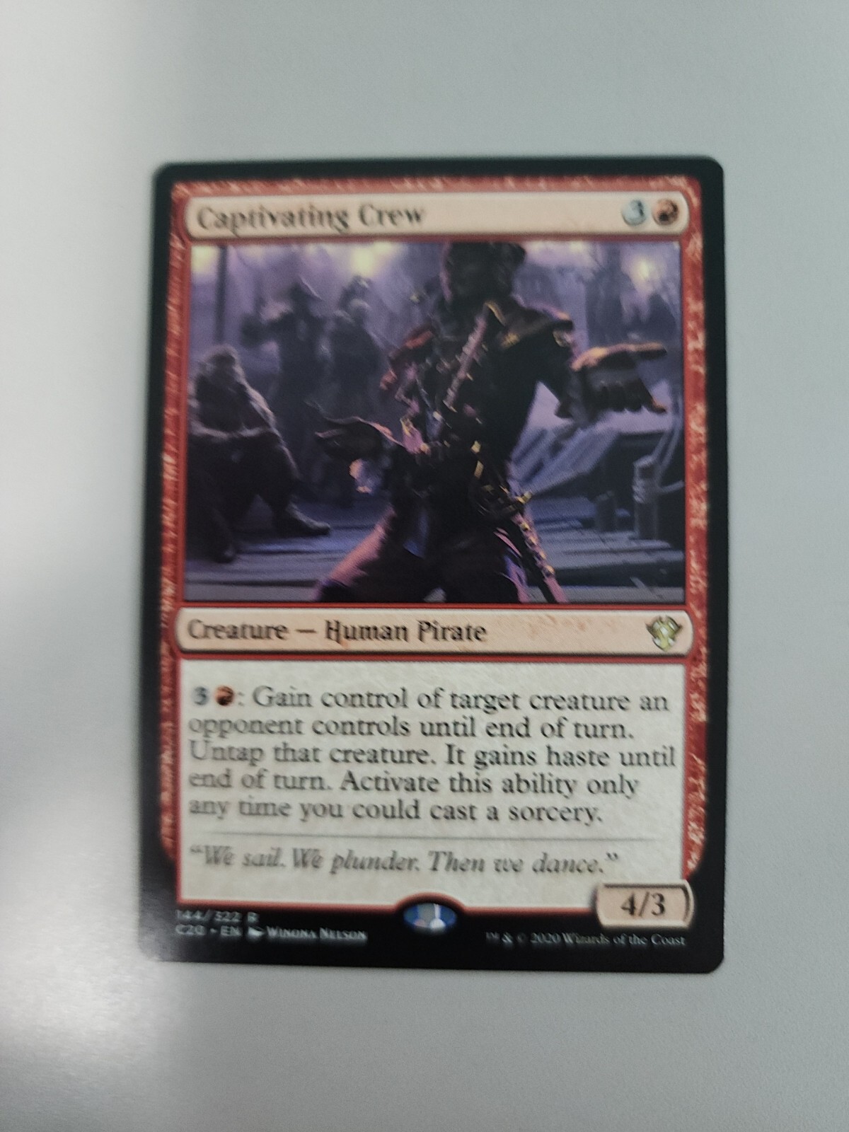 MTG Captivating Crew Commander 2020 144/322 Regular Rare for sale ...