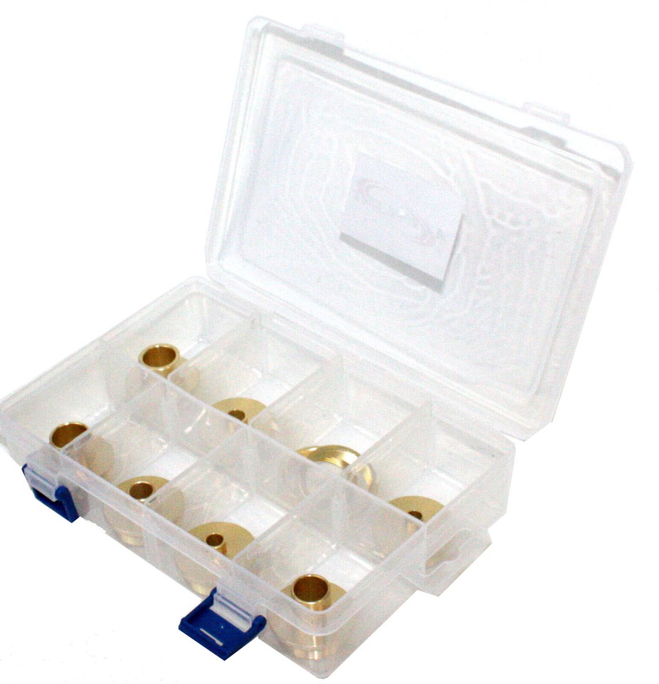9pcs Brass Router Template Guide Bushing Set 4 Dewalt Porter Cable Skil ...