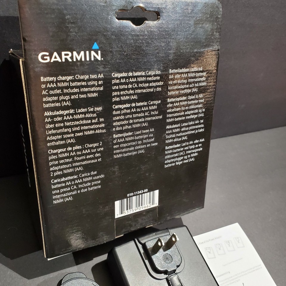 GARMIN BATTERY TRAVEL CHARGER - WALL CHARGER + 4 PLUG VARIANTS w/ Box ...