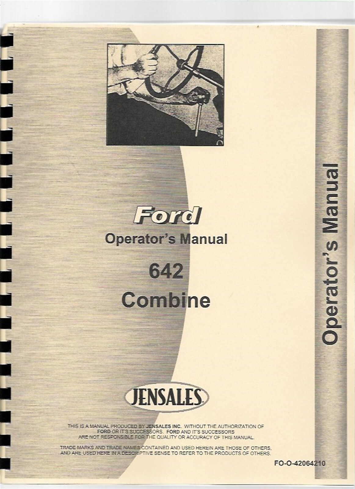 Ford 642 Combine Operators Owners Manual | eBay