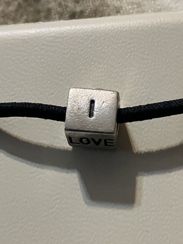 Genuine PANDORA Sterling Silver & 14k Gold I Love You Charm 790200 for ...