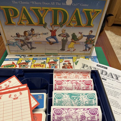 Vintage Payday Board Game Waddingtons Hasbro 1994 Board Game Complete ...