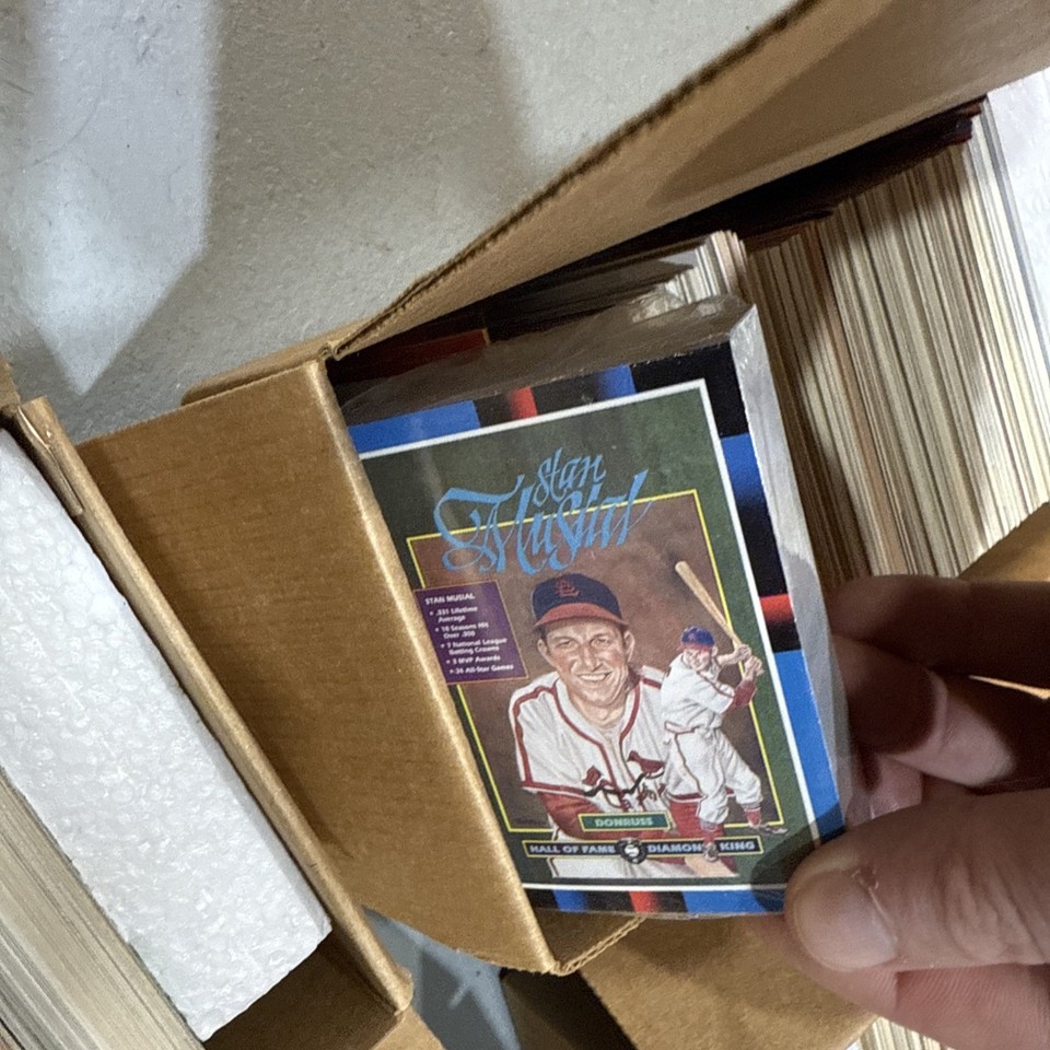 Huge Baseball Card Collection Storage Unit Find Lot Pictured Is Lot ...
