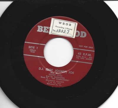 ROCK & ROLL bw/ DOOWOP 45 -TOMMY LONG - D.J. (DISC JOCKEY) JOE -HEAR ...