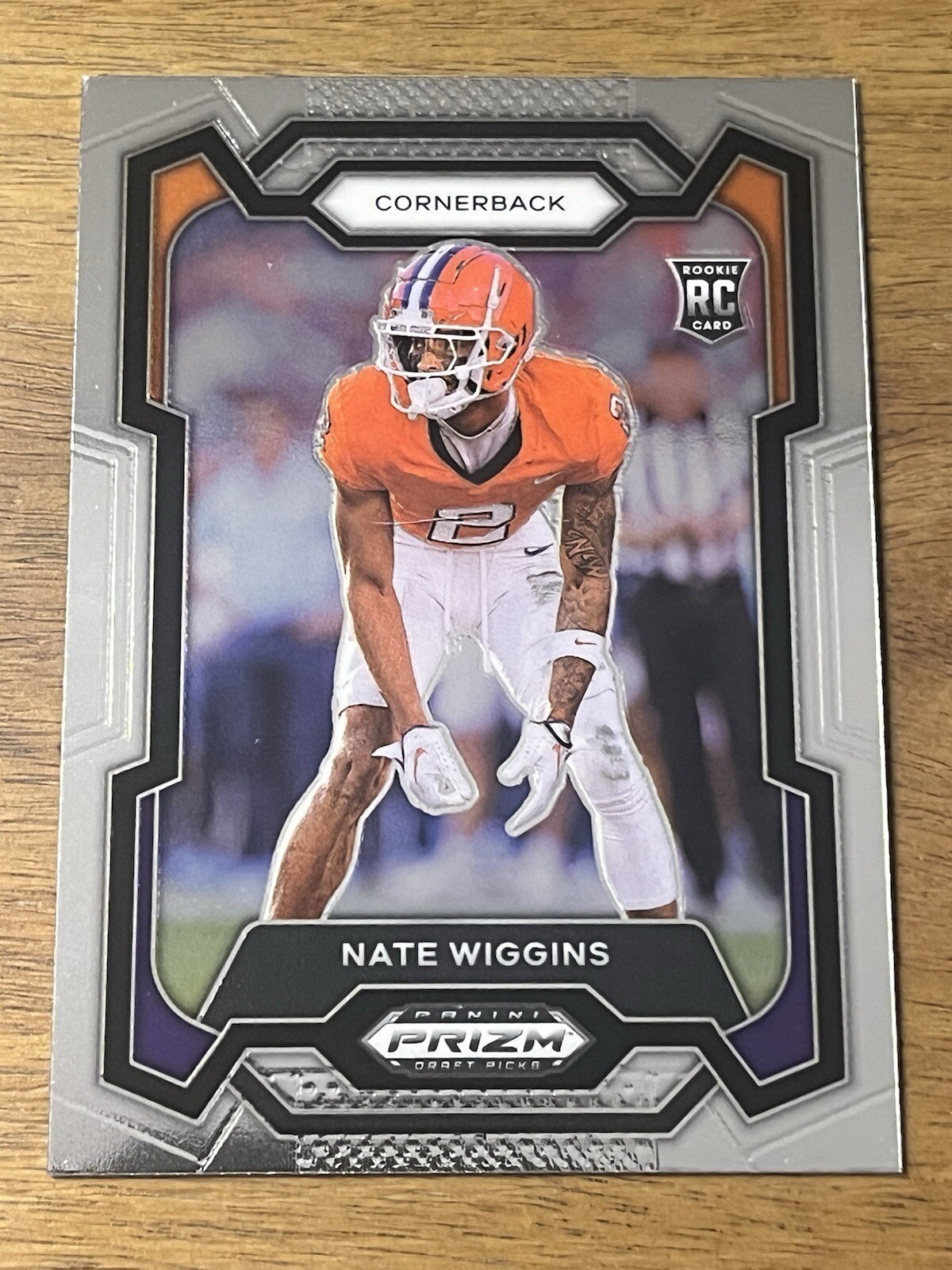 Nate Wiggins 2024 Prizm Draft Picks #115 Autographs - Blue Ice /99 ...