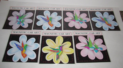 Magnetic Car Art Hummingbird Magnets Decorative (Lot of 7) (Unopened ...