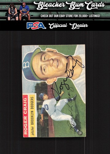 1956 Topps 63 Roger Craig Auto Rookie Trimmed | eBay