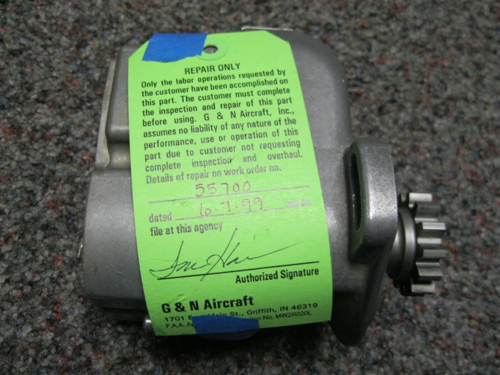 Bendix Magneto S4LN-204 P/N 10-163045-6 w/ gear green tagged 1999 | eBay