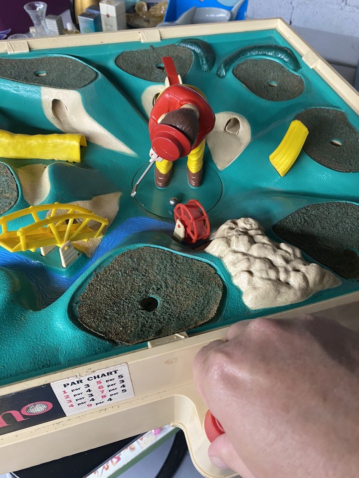 Vtg 1962 Hubley GOLFERINO Tabletop Mini Golf Game 995 ORIGINAL BOX ...