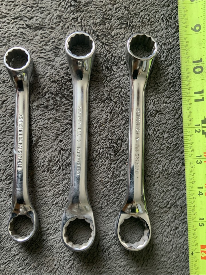 Snap On Stubby Box End Wrench Set, Metric, 8c…6 Up To 20…..see Pics….l ...