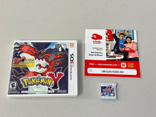Pokemon Y (Nintendo 3DS) Game/Case/Insert -SCIZOR- -Variant- | eBay