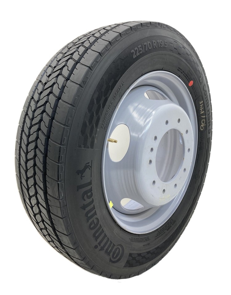 2025 FORD F450 F550 225/70R19.5 CONTINENTAL CONTI HSR5 1 TIRE & STEEL ...