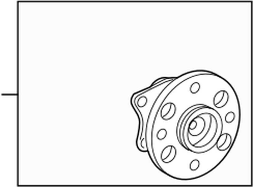 42450-52080 Toyota Hub & bearing assy, rear axle, rh 4245052080, New ...