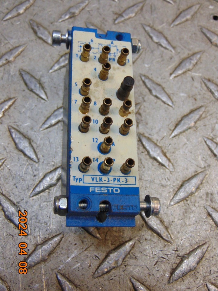 FESTO VLK-3-PK-3 PNEUMATIC VALVE | eBay
