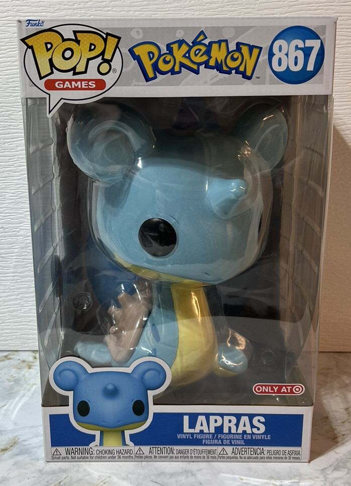 Funko POP! Games: Pokemon Lapras Jumbo 867 Special Edition Exclusive ...