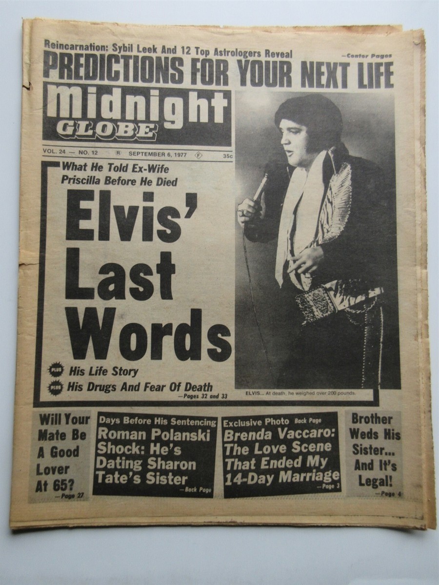 Elvis Presleys Last Words Elvis Presley’s Haunting Last Words:
