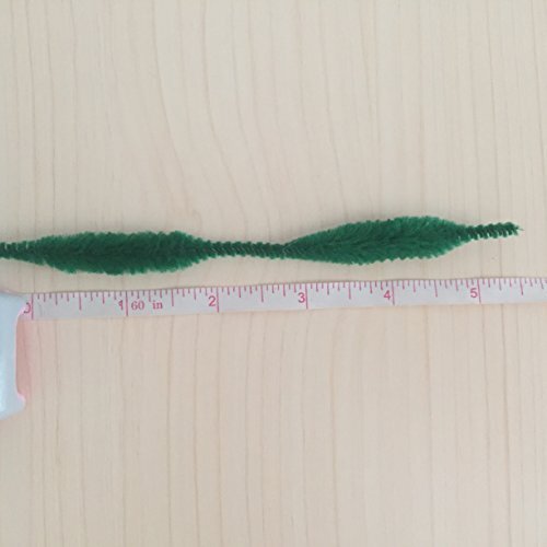Pack of 100 Pipe Cleaners Fuzzy Bumpy Chenille Stems for Creative ...