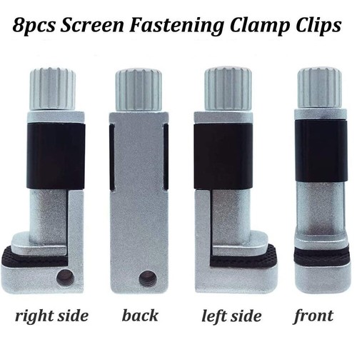 8PCS Phone LCD Screen Fastening Clamps Fixture Adjustable Clips Repair ...