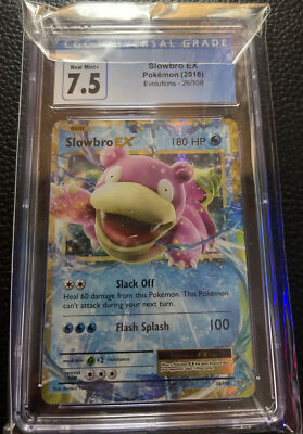 Slowbro EX 26/108 XY Evolutions CGC 7.5 NM/Mint+ Graded Pokemon Card | eBay