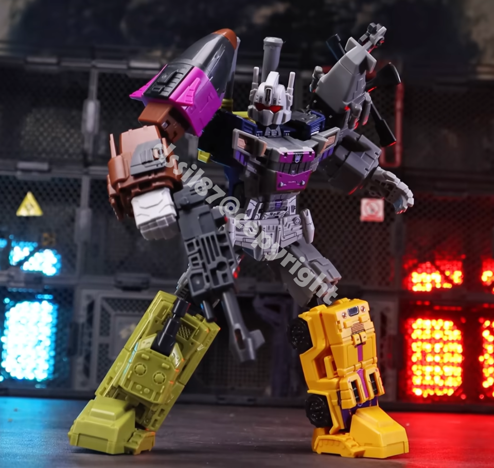 Blokees Transformers Defender Full Combination Bruticus Set & Combiner ...