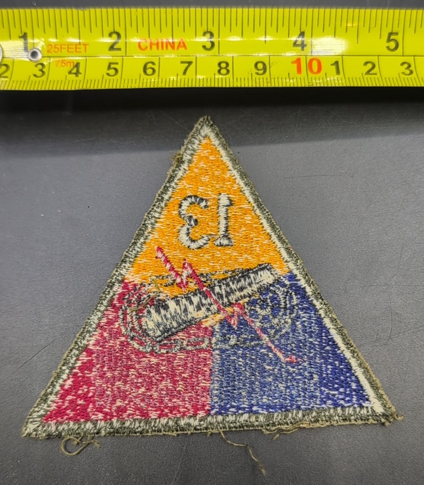 WWII/2 US Army 13th Armored Division patch. | eBay