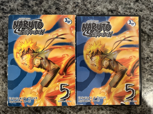 NARUTO SHIPPUDEN box Set 5 Episodes 54-65 THREE DISC SET DVD ...