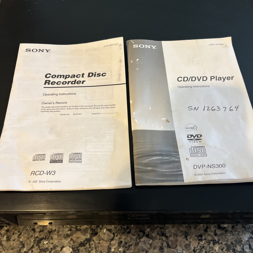 Sony RCD-W3 CD Player Recorder CD-R Music Disc Dual Tray no Remote | eBay