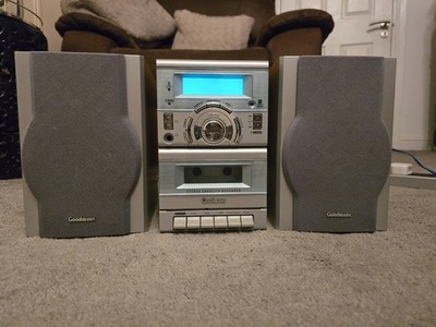 Vintage Goodman's MS 580 CD Micro Hi-Fi System Shelf AM/FM Cassette ...