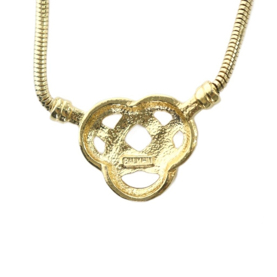 Balmain BALMAIN Necklace Accessory Pendant Logo Gold Color GY11 /MQ ...
