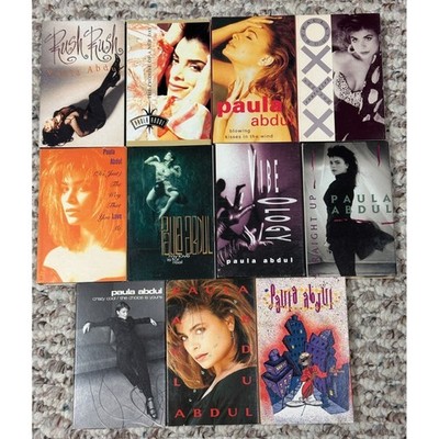 Paula Abdul Cassingle Cassette Tape Lot of 11 Cassette Singles Rare | eBay