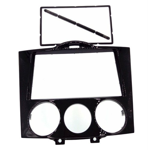 2-Din 7" Stereo Fascia Dash Panel Frame Trim Kit Fit For Mazda RX8 RX-8 ...