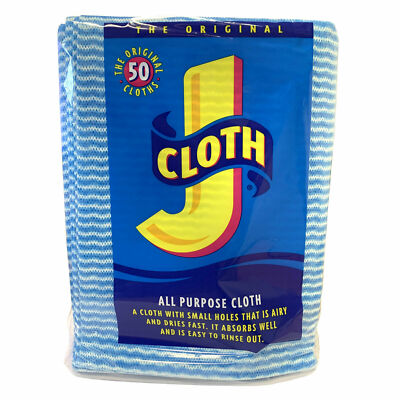 J Cloth The Original 50 All Purpose Cloths Household Room Cleaning ...
