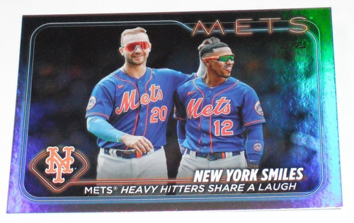2024 Topps Series 1 Rainbow Foil New York Mets card #38 | eBay