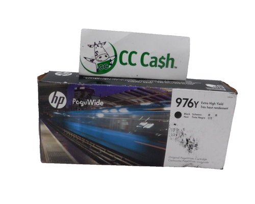 Genuine HP 976Y Black L0R08A E. High Yield Ink Cartridge Exp. AUG 2021 ...