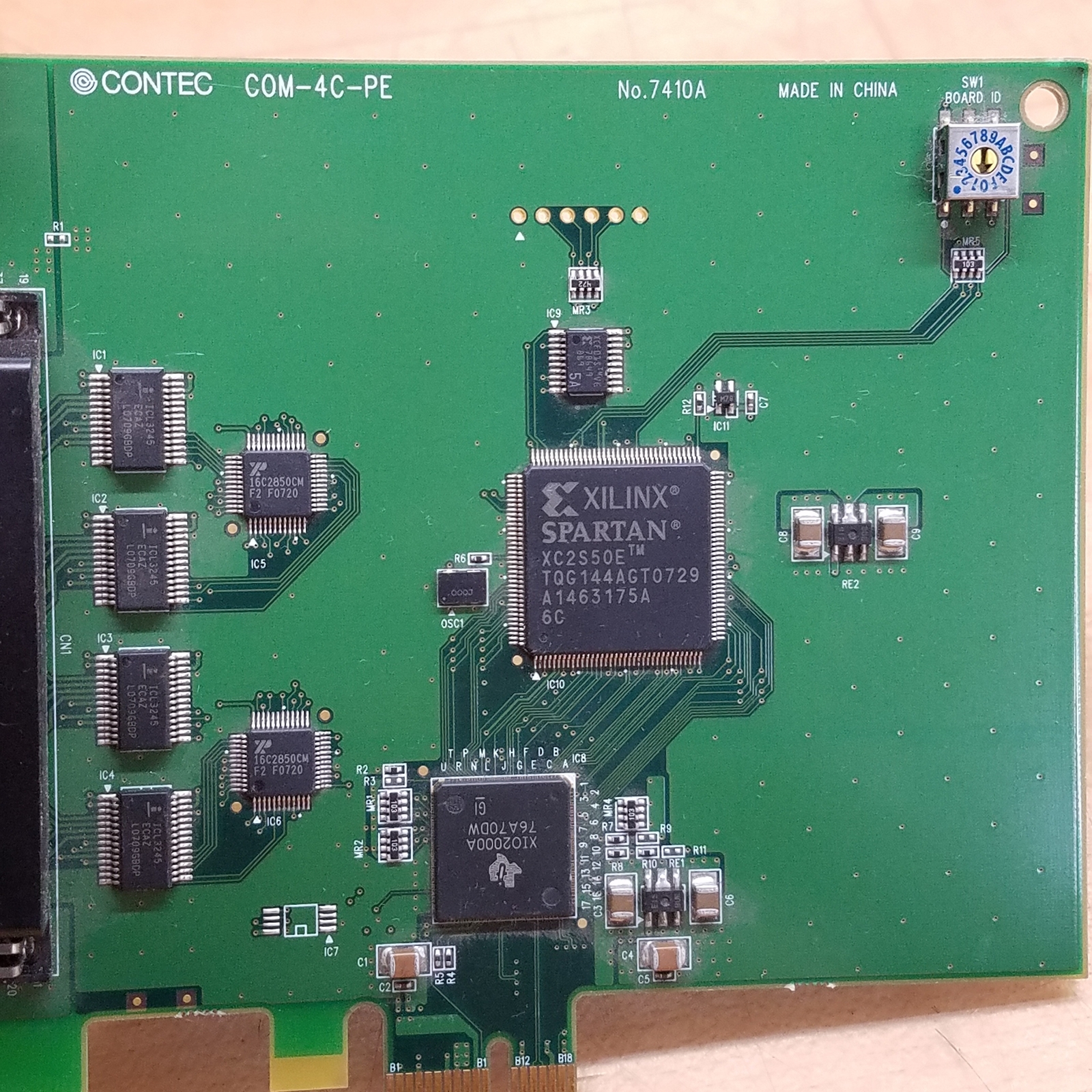 Contec COM-4C-PE Serial Communication PCI Express Card RS-232C 4ch ...