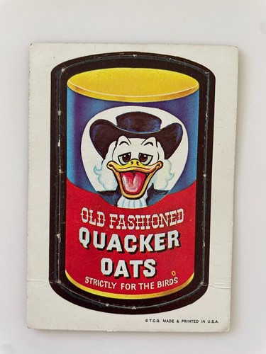1967 Topps Wacky Packages Diecut Number Variation QUACKER OATS 18 of 44 ...