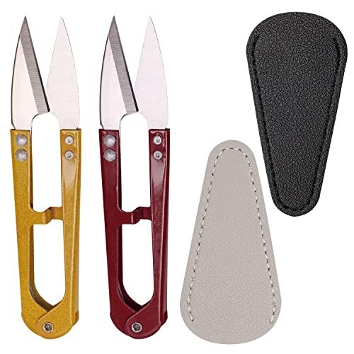 2 Pack Mini Sewing Scissors Clipper Embroidery Thread Thrum Yarn ...