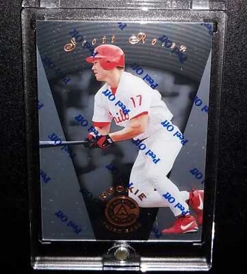 Scott Rolen RC 1997 Pinnacle Certified Rookie Card #112 Phillies HOF ...