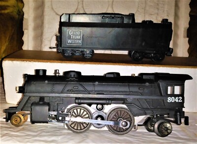 VINTAGE 1971 LIONEL #8042 DIECAST SMOKE LOCOMOTIVE & TENDER 2-4-2 ...