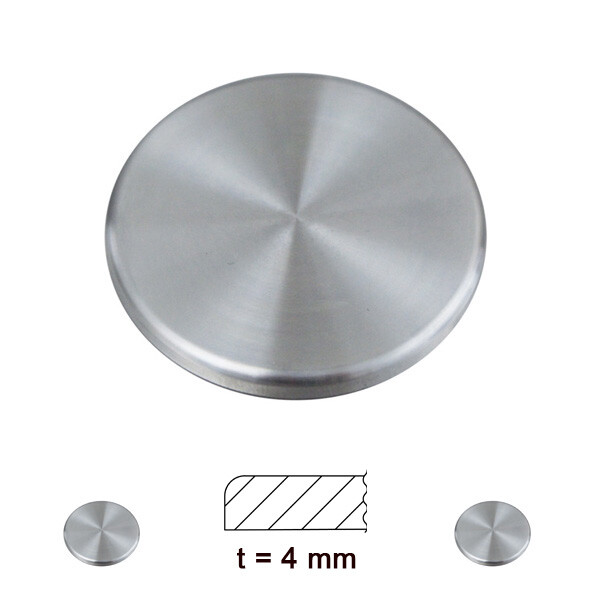 Ronde Edelstahl Ronden geschliffen gedreht Platten Rohrverschluss ...