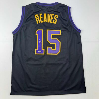 Autographed/Signed Austin Reaves Los Angeles Black City Edition Jersey ...
