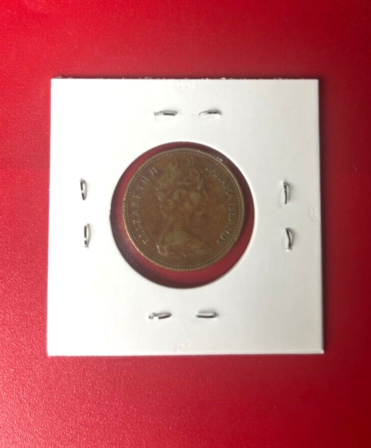 1966 One Cent Bahama Coin - Queen Elizabeth II - Nice World Coin !!! | eBay